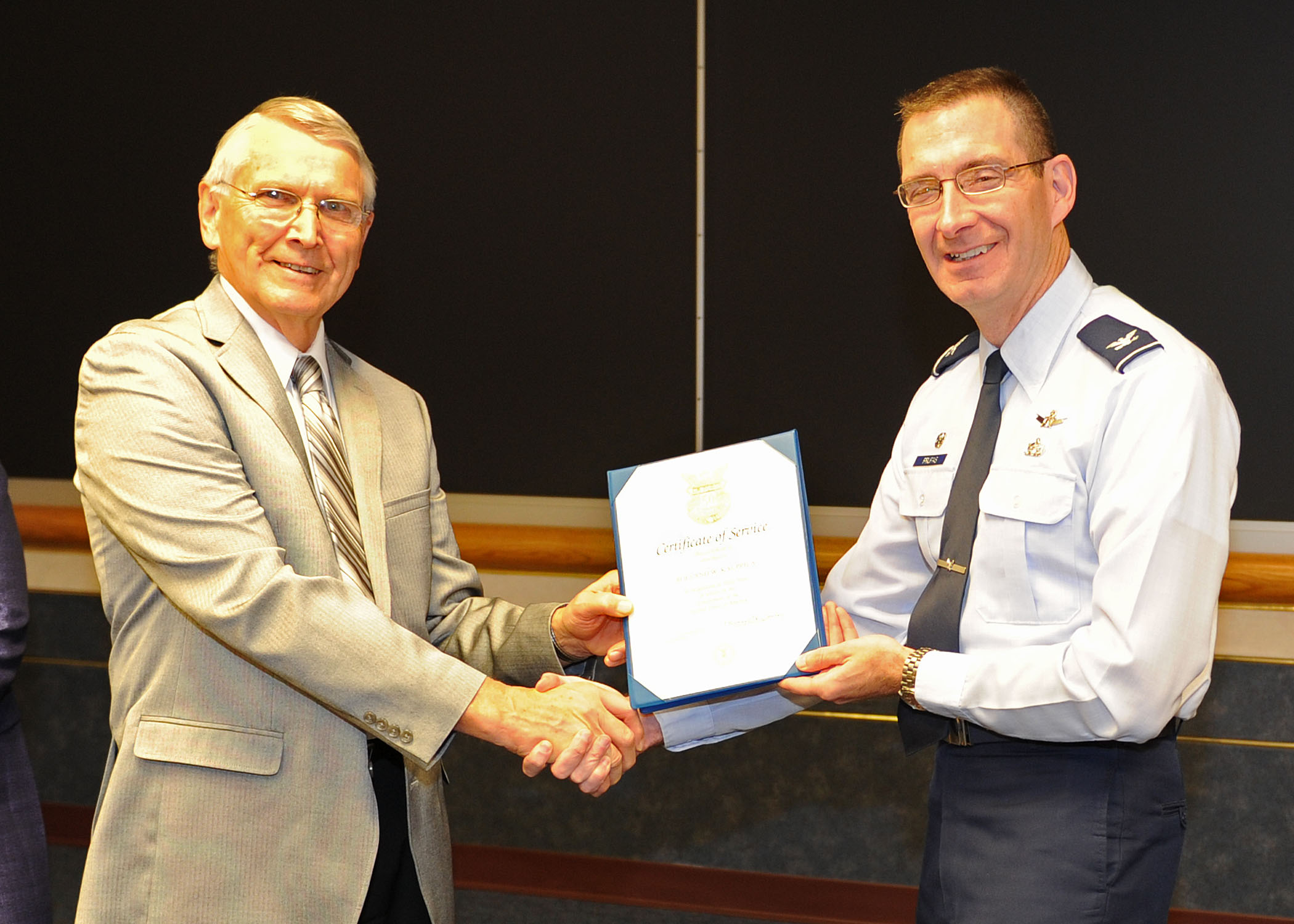 NASIC recognizes member for 50 years of government service