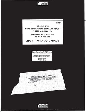 Project 1794 Documents (Saucer-Type Aircraft) > Air Force ...