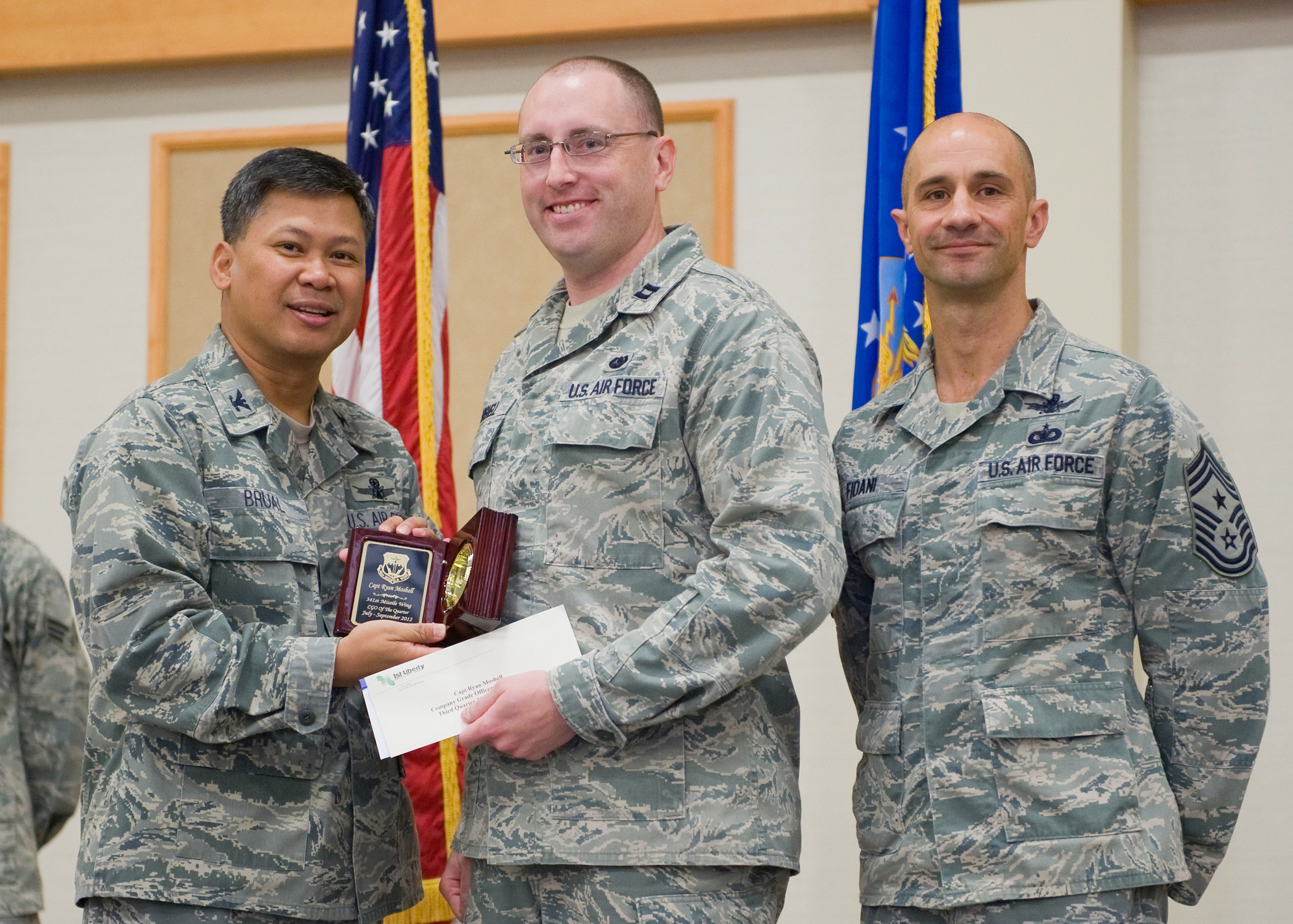 341st Missile Wing Third Quarter Awards breakfast