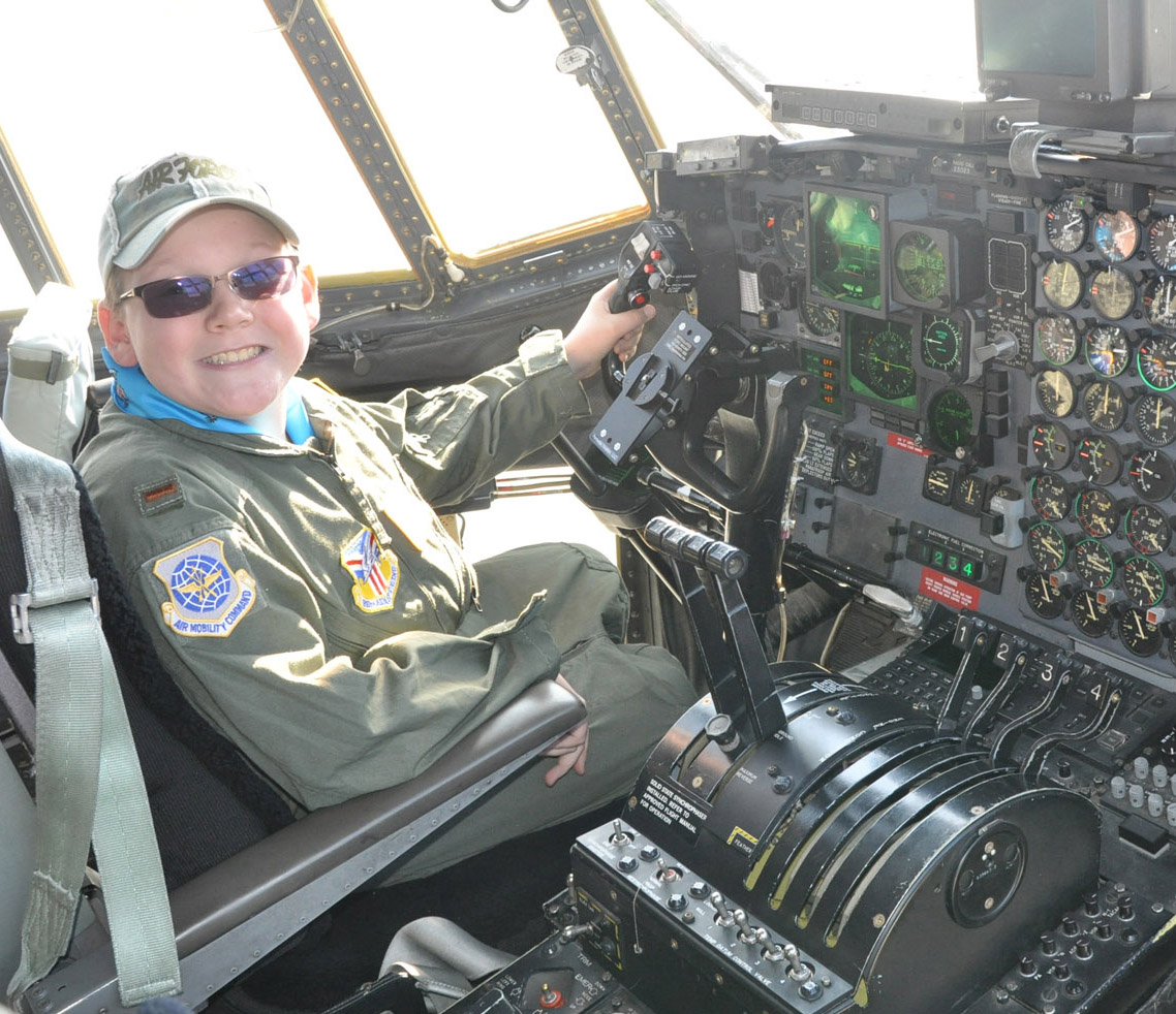 Local boy becomes pilot for a day > Youngstown Air Reserve Station ...