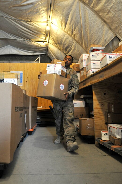 Bagram Airmen go postal > U.S. Air Forces Central > Display