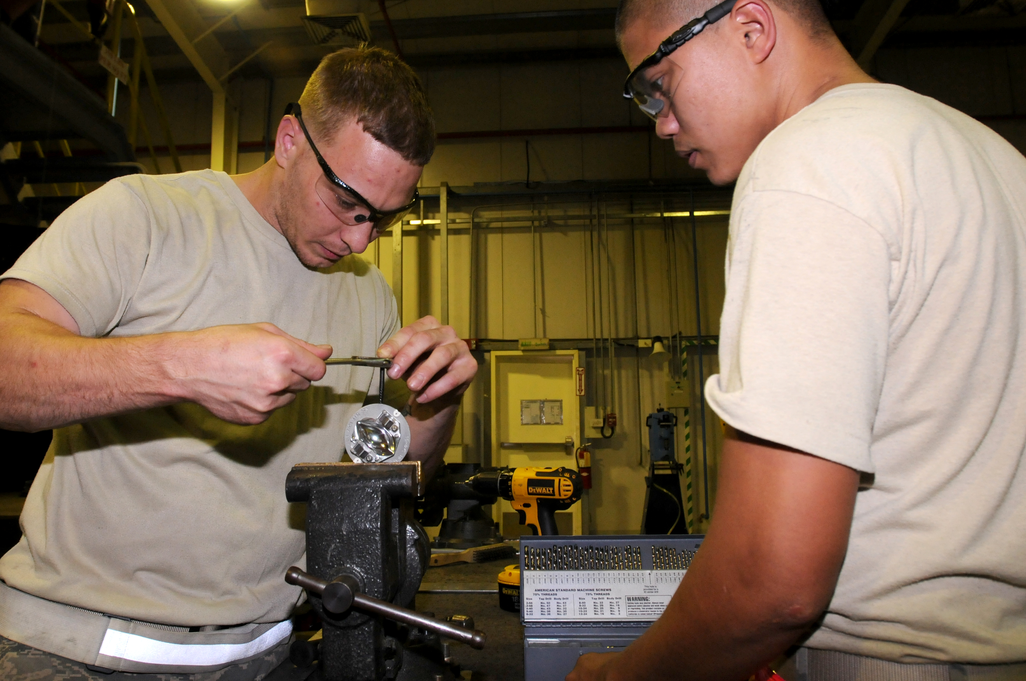 380th EMXS flight fabricates equipment for mission > U.S. Air Forces ...