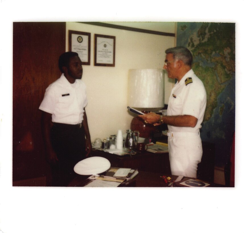 34 years of naval service