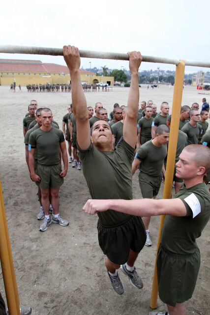 PFT scores follow recruits to first duty station > Marine Corps Recruit ...