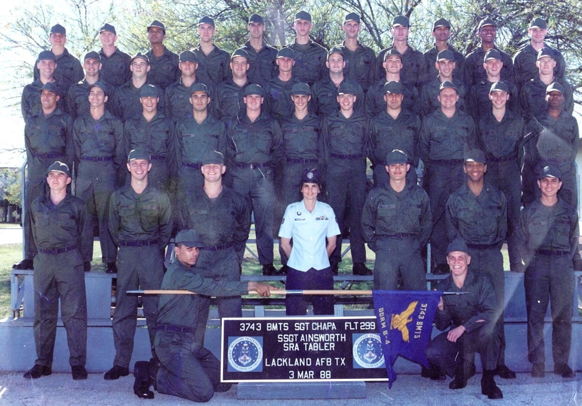 3743 Flt 299 Mar 1988