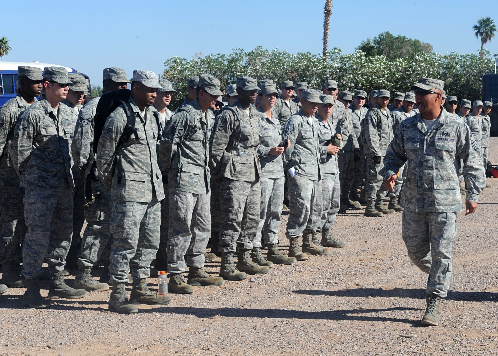 56 CES bivouac training