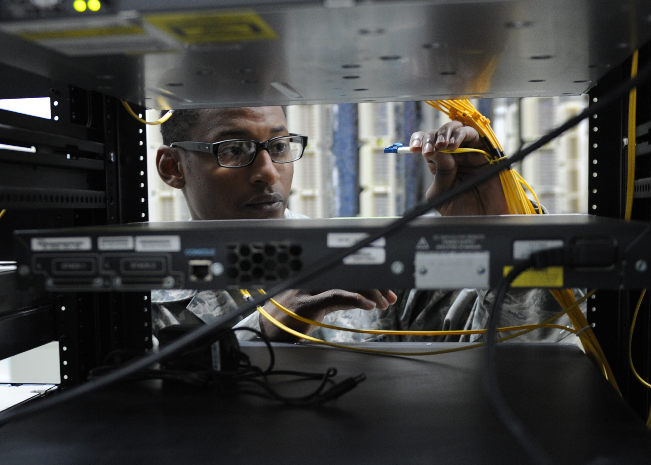 Network Infrastructure keeps 379th AEW totally wired > U.S. Air Forces ...