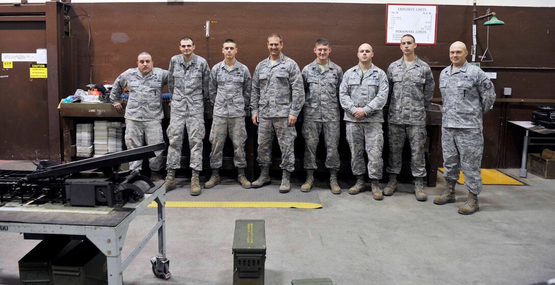 Loading ammo with 3rd Munitions Squadron