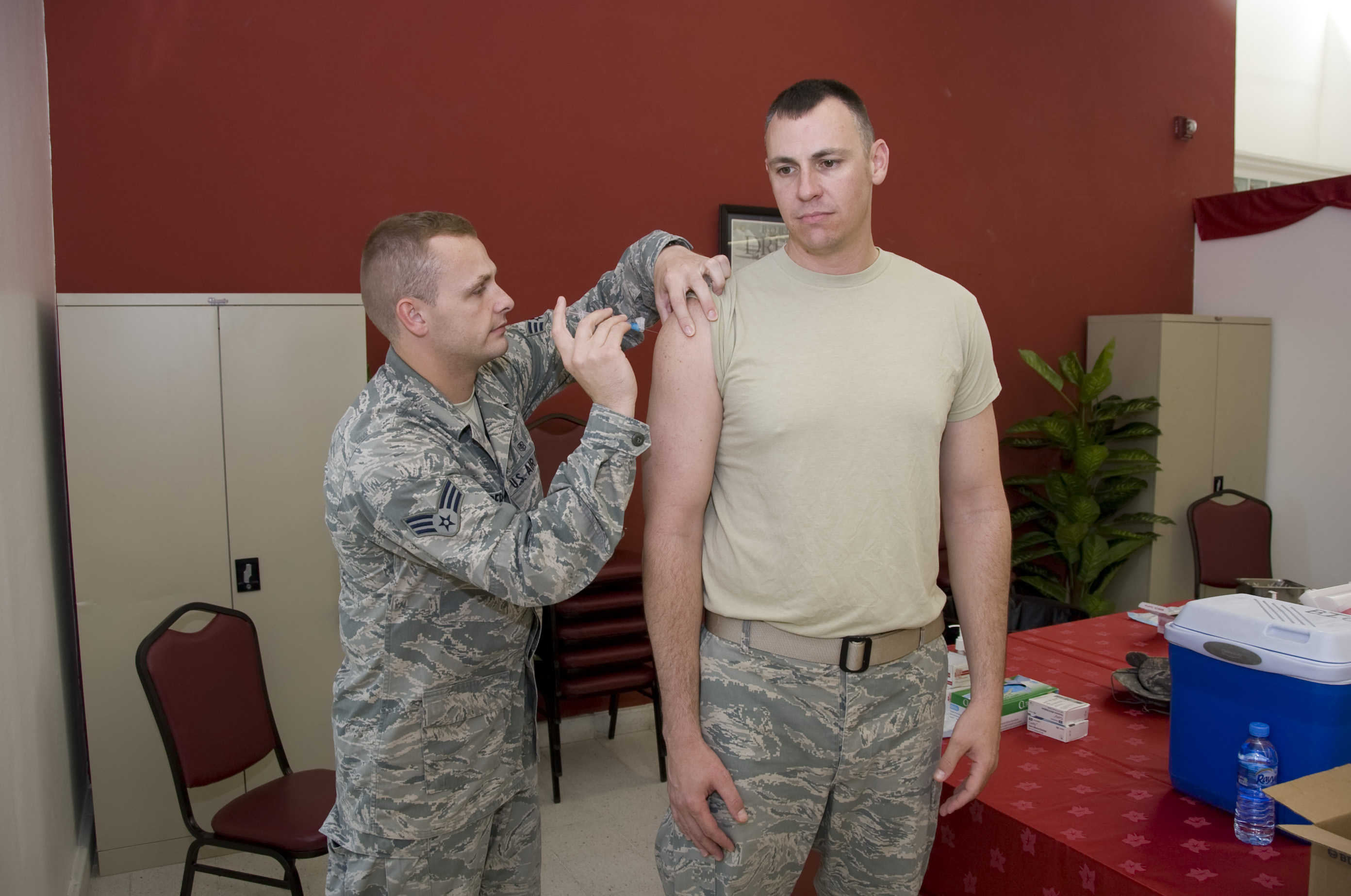 379th EMDG attacks flu season head on > U.S. Air Forces Central ...