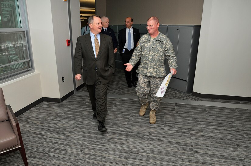 Lt. Gov. tours new JFHQ building > Hanscom Air Force Base > Article Display
