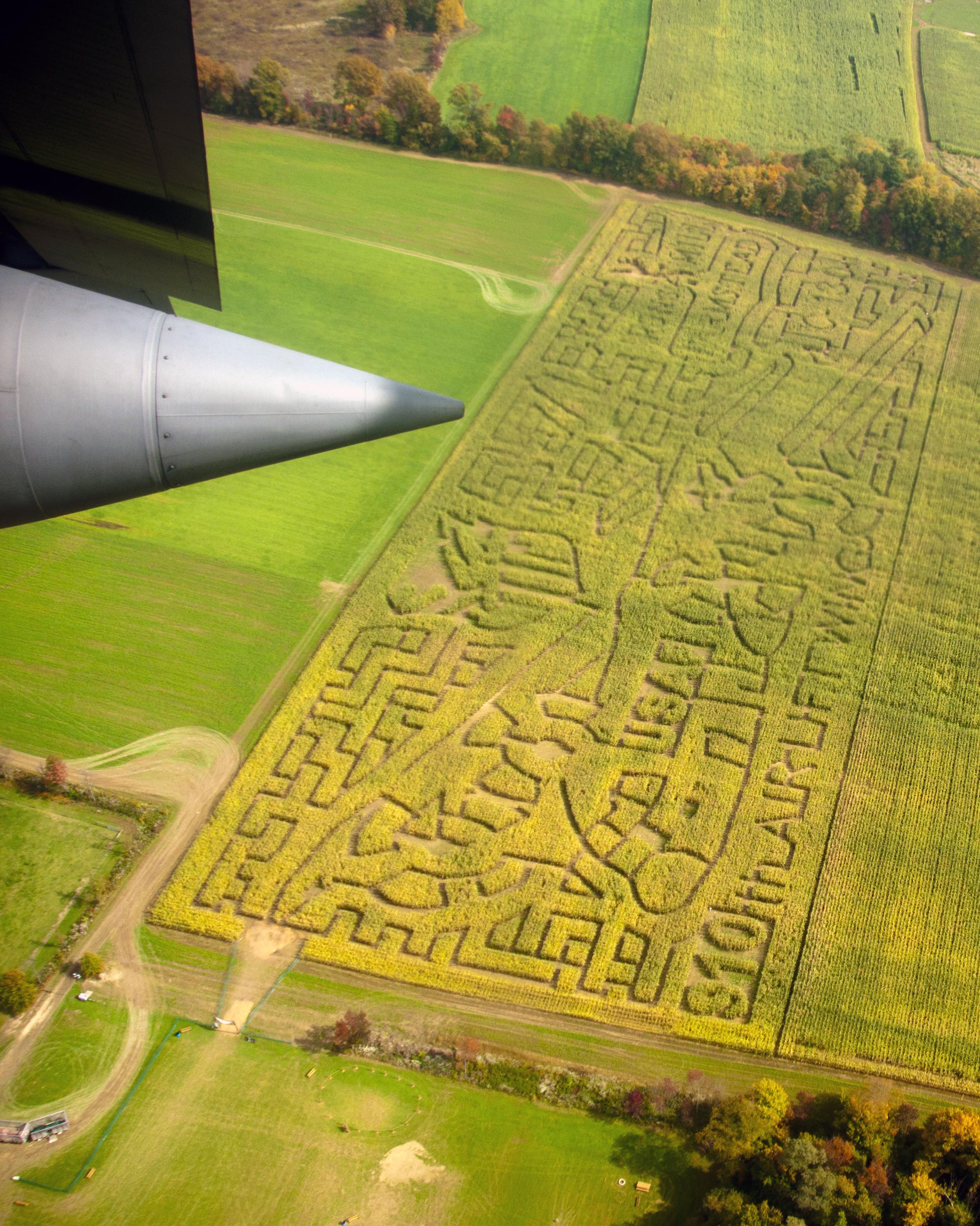 Irons Mill Farmstead creates 910th corn maze