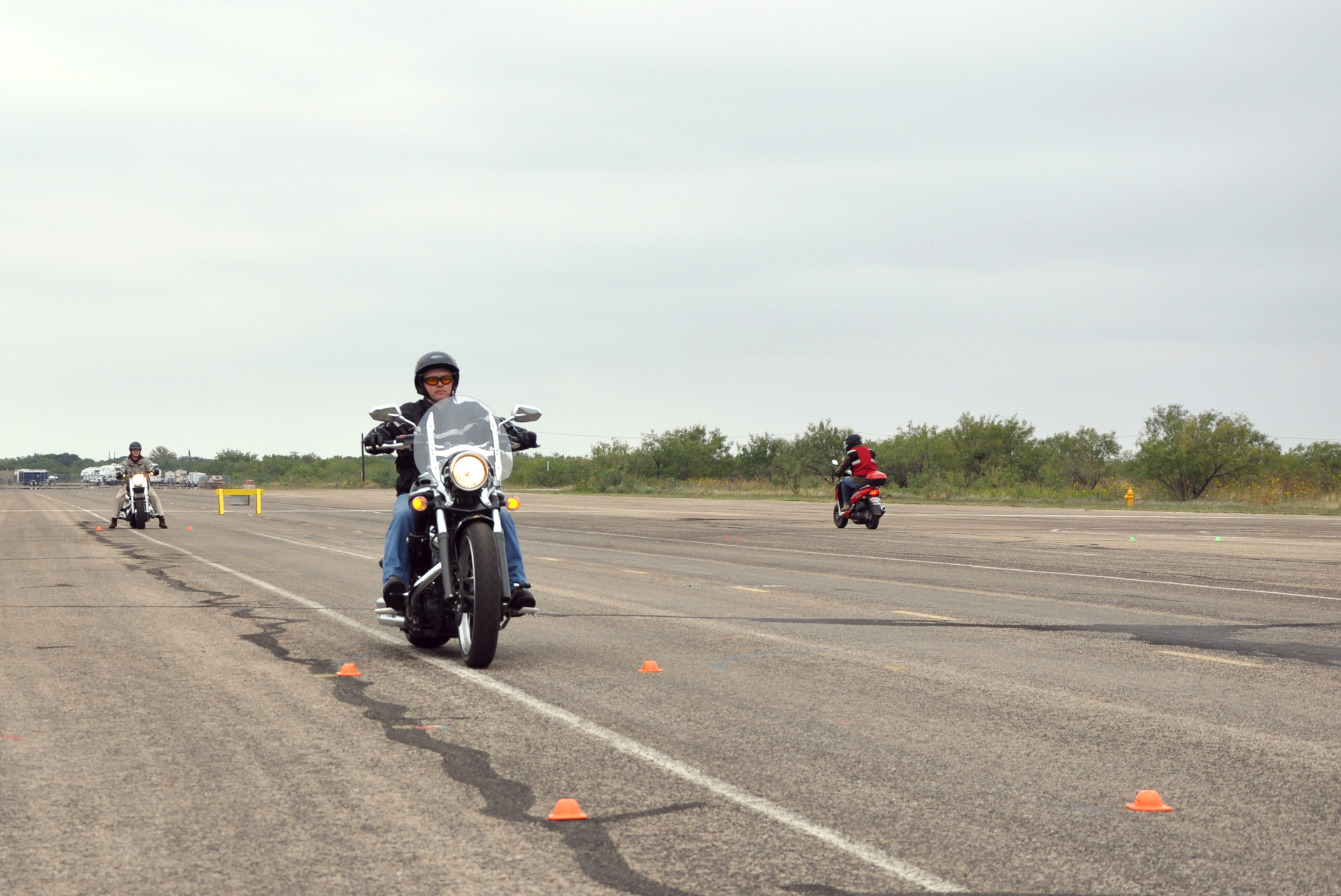 Base holds first locally run motorcycle safety course > Goodfellow Air ...