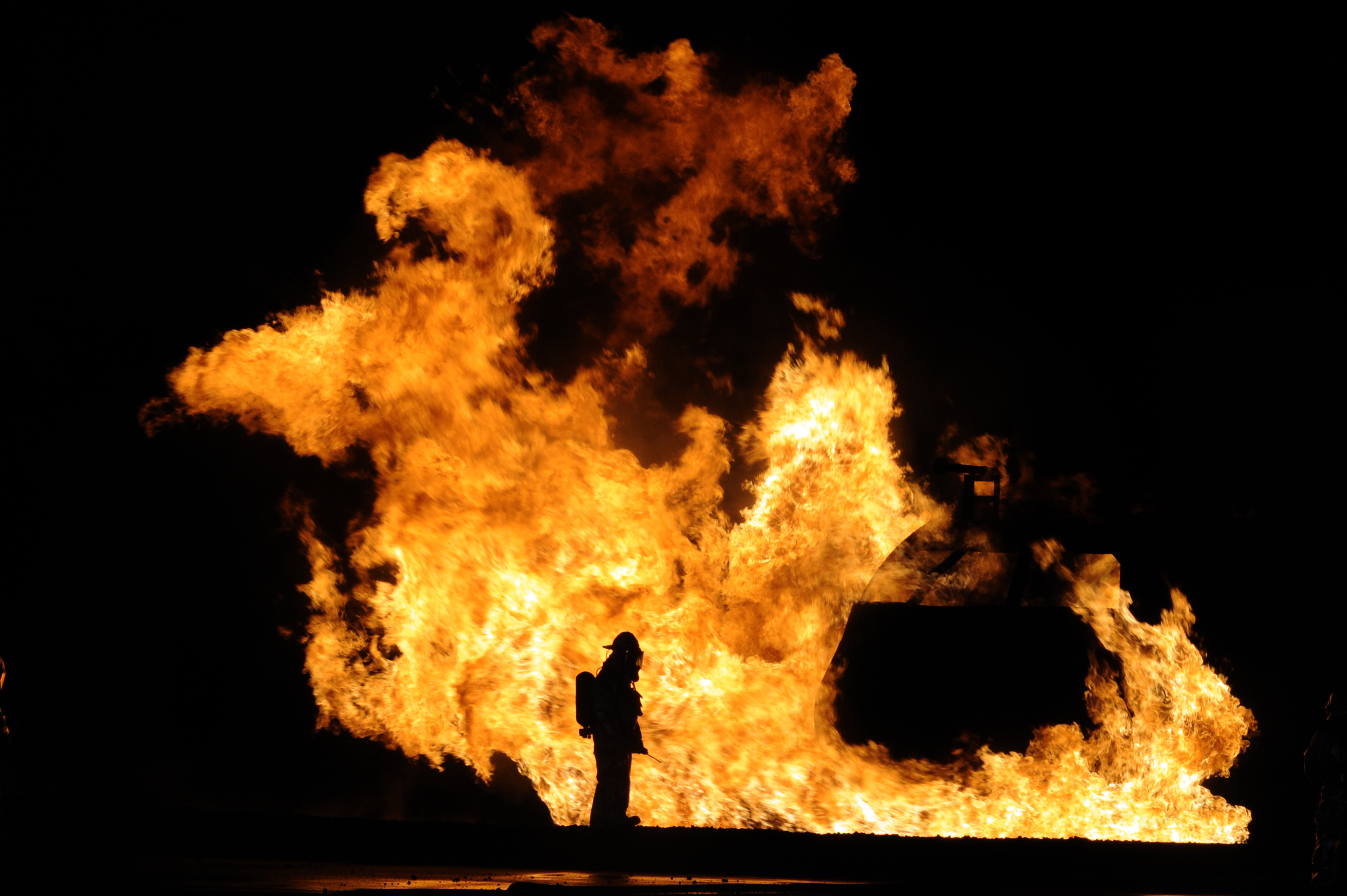35 CES lights up night sky during fire prevention week > Misawa Air ...
