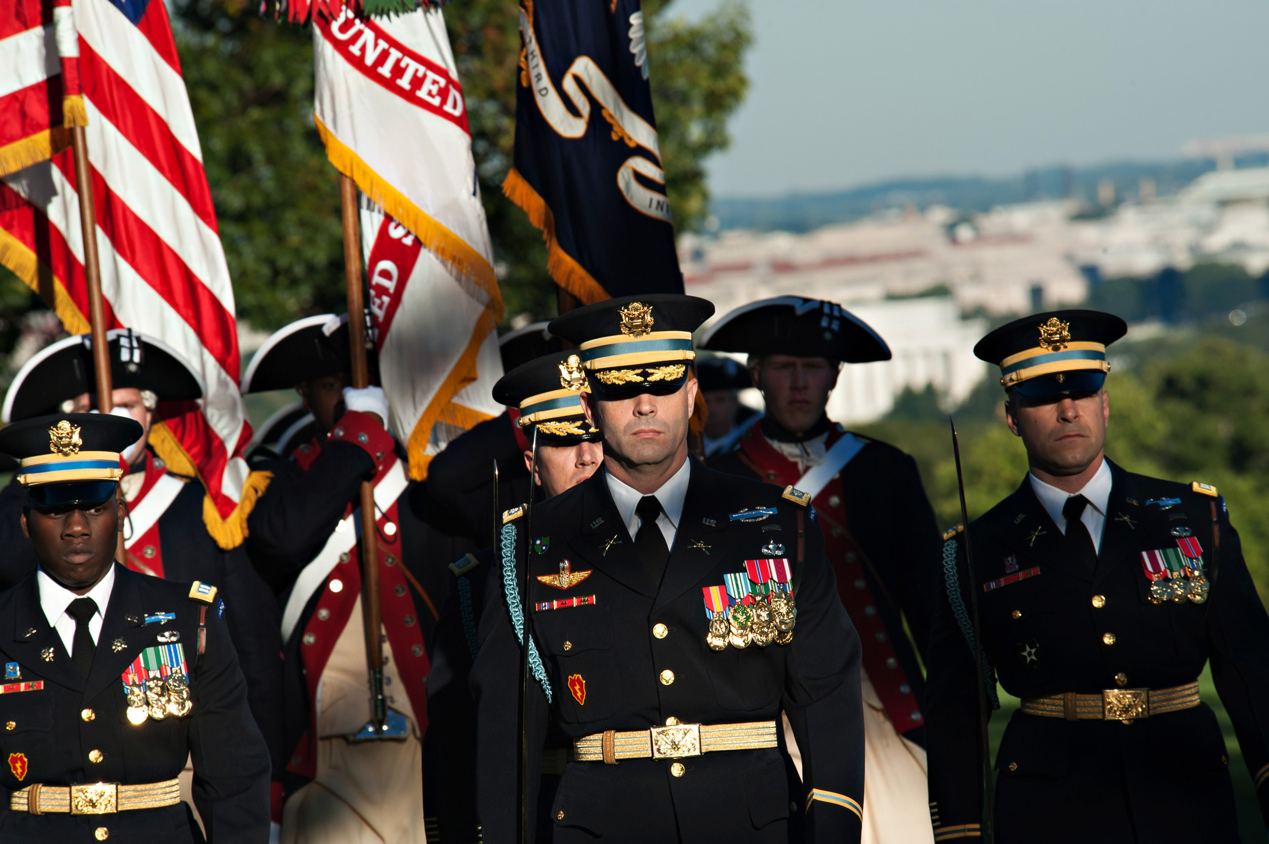 Soldiers assigned to the 3rd Infantry Regiment, known as "The Old Guard ...