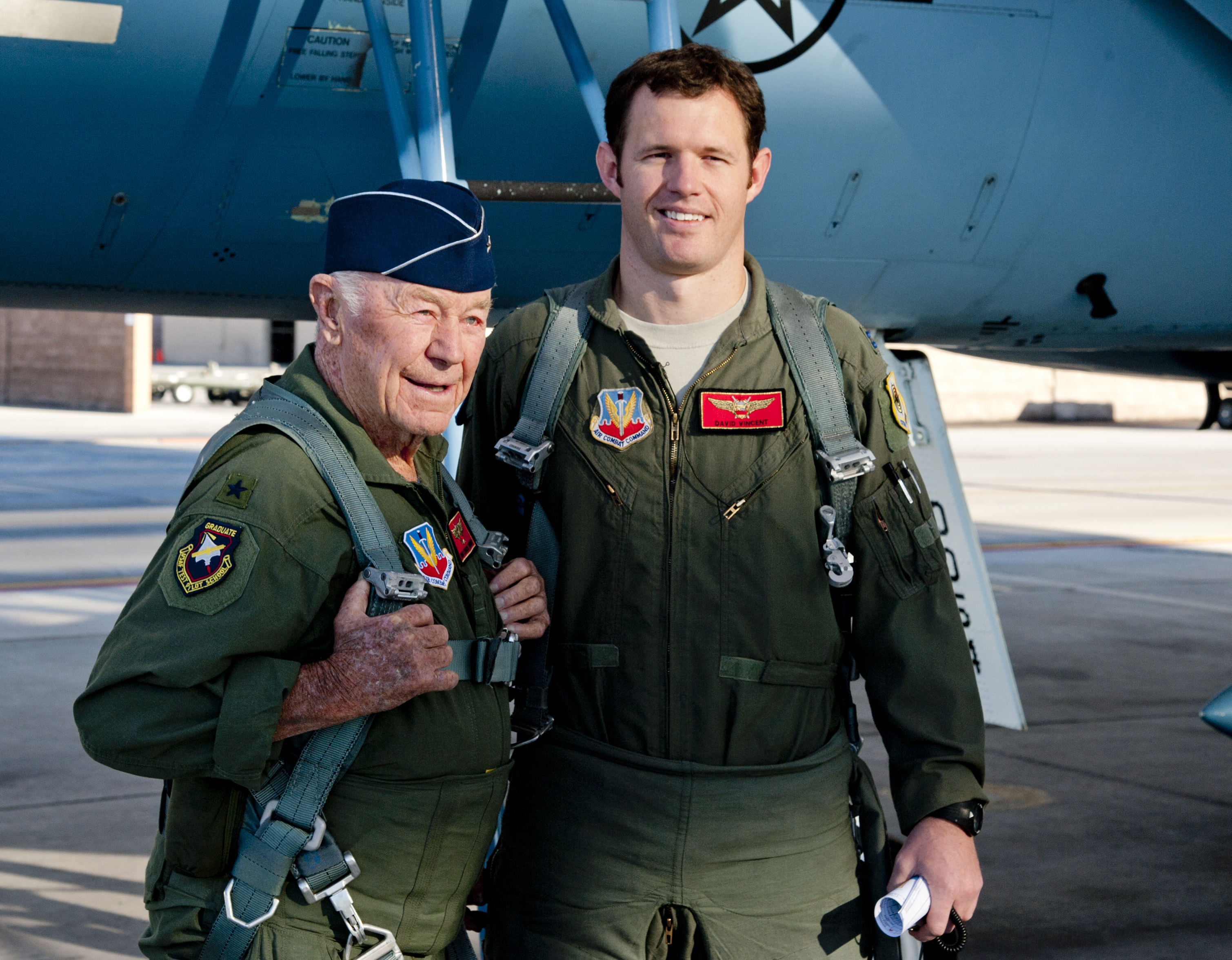 Yeager commemorates historic flight