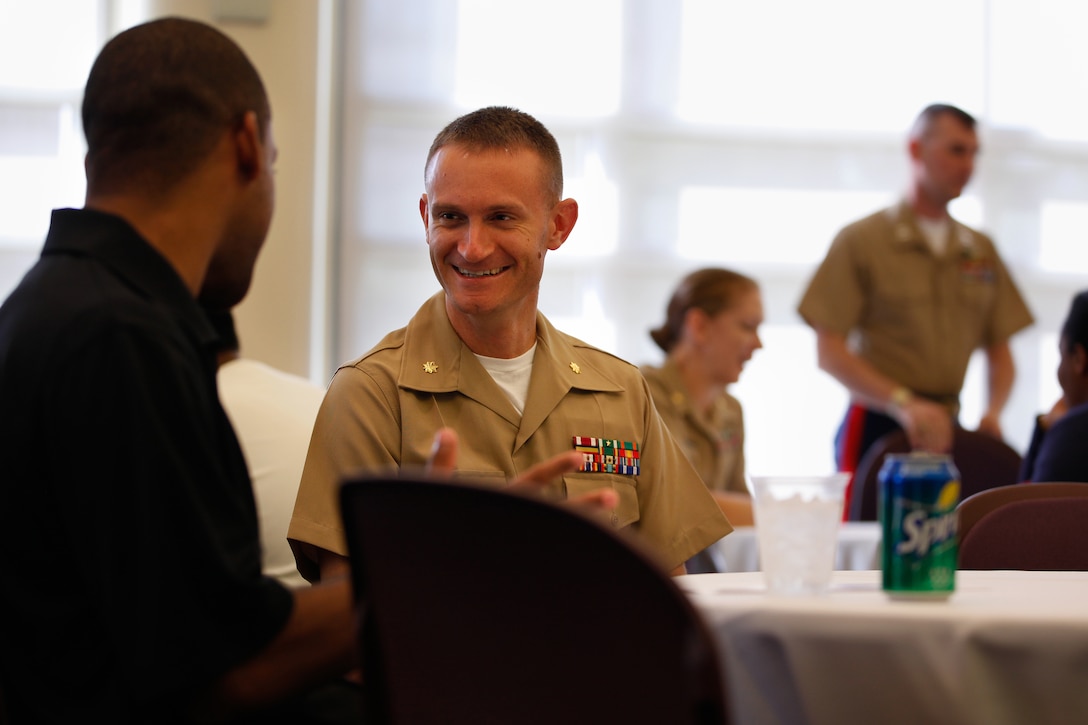 Maj. Christopher Litty, program liaison officer with the Equal ...