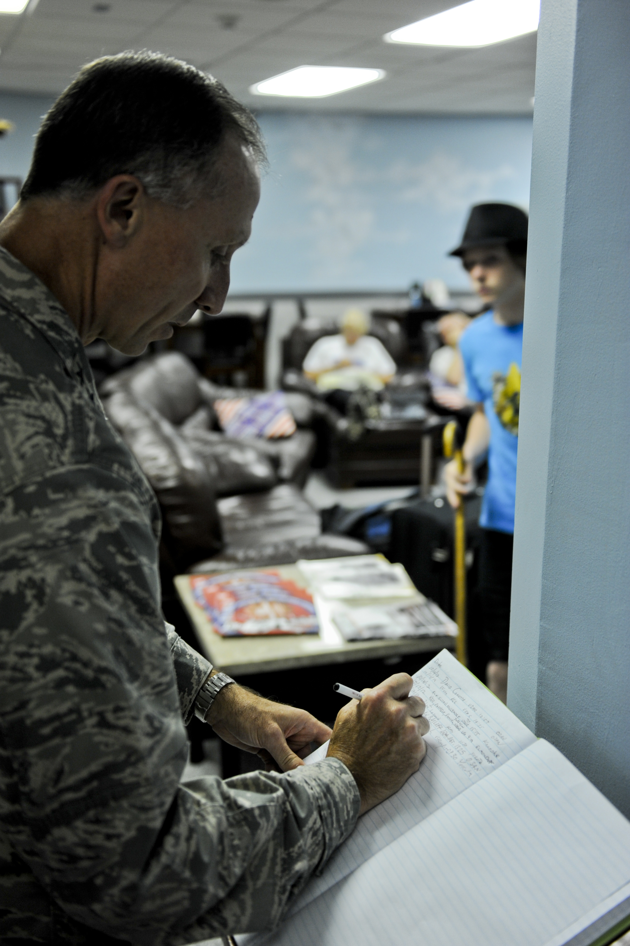 Checking in at the terminal > Kadena Air Base > Article Display