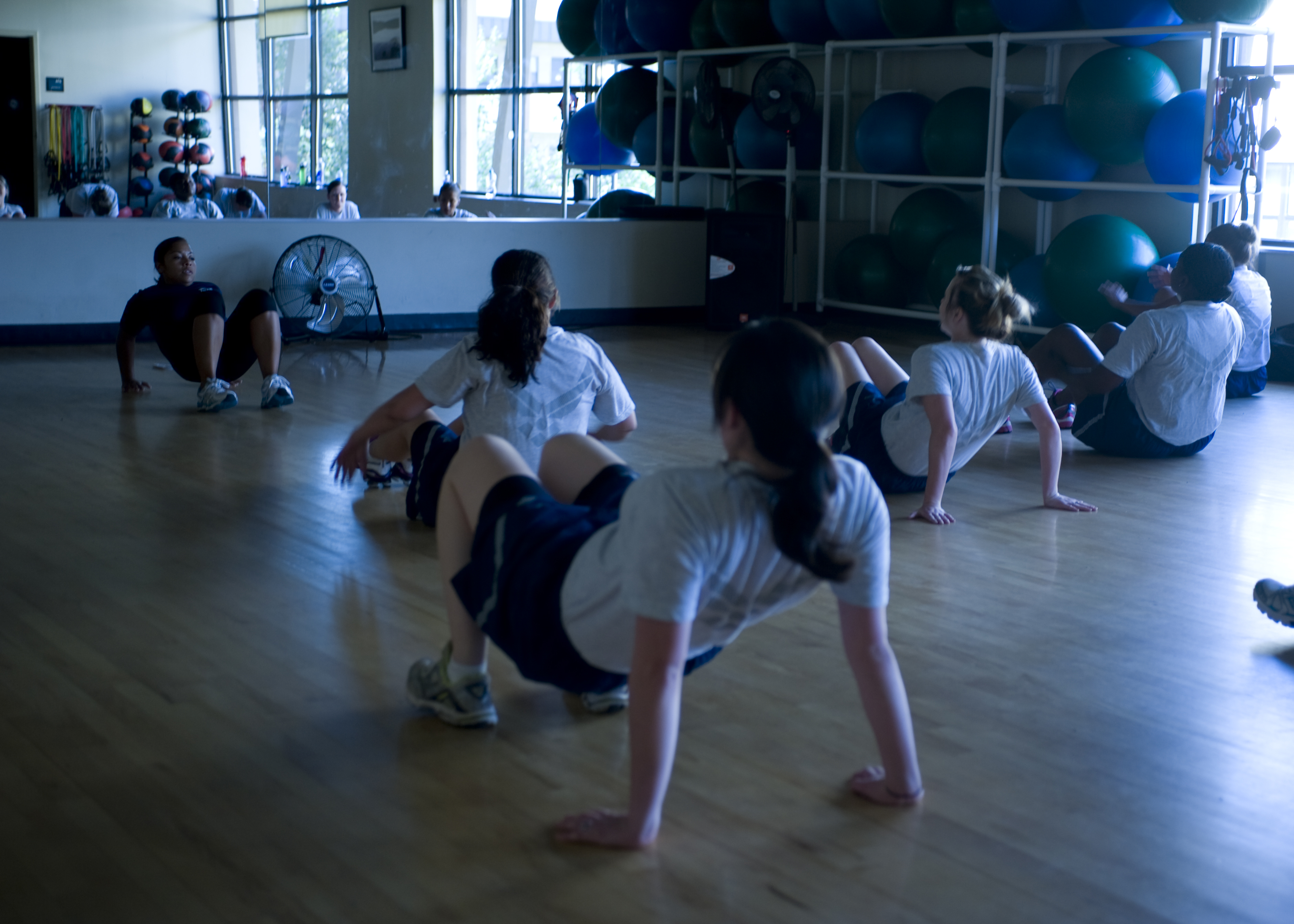 New Mothers get ready for PT test > Hurlburt Field > Display