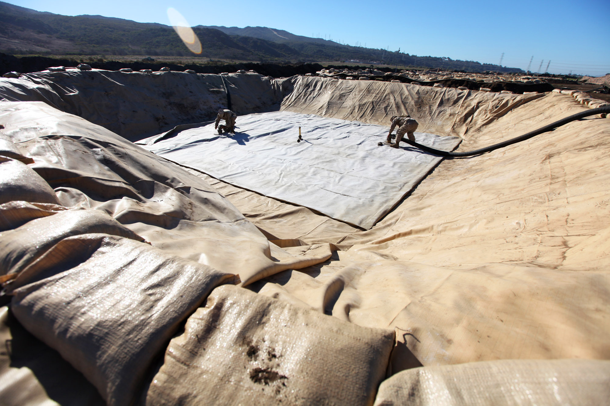 7th ESB Marines take on field exercise