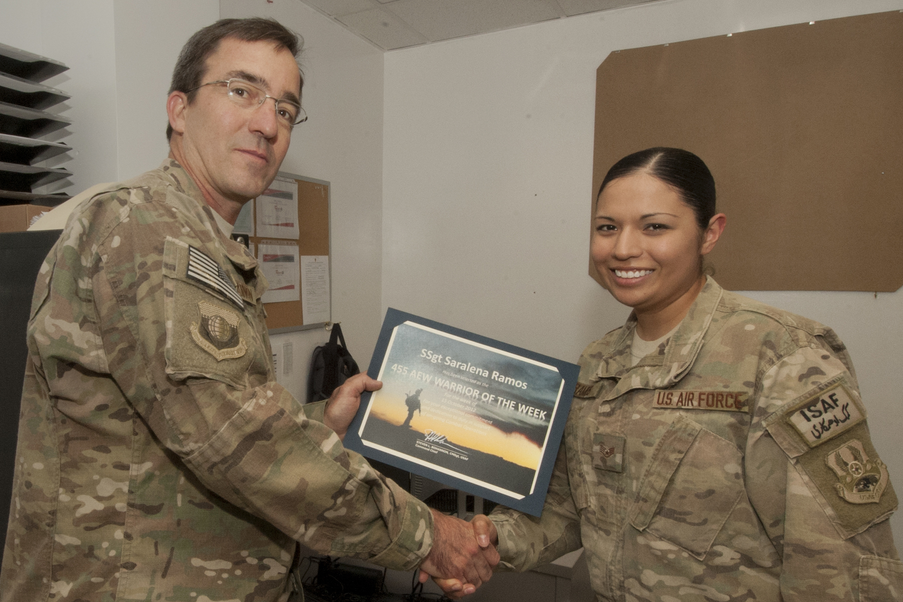 Warrior of the Week/Staff Sgt. Saralena Ramos > U.S. Air Forces Central ...