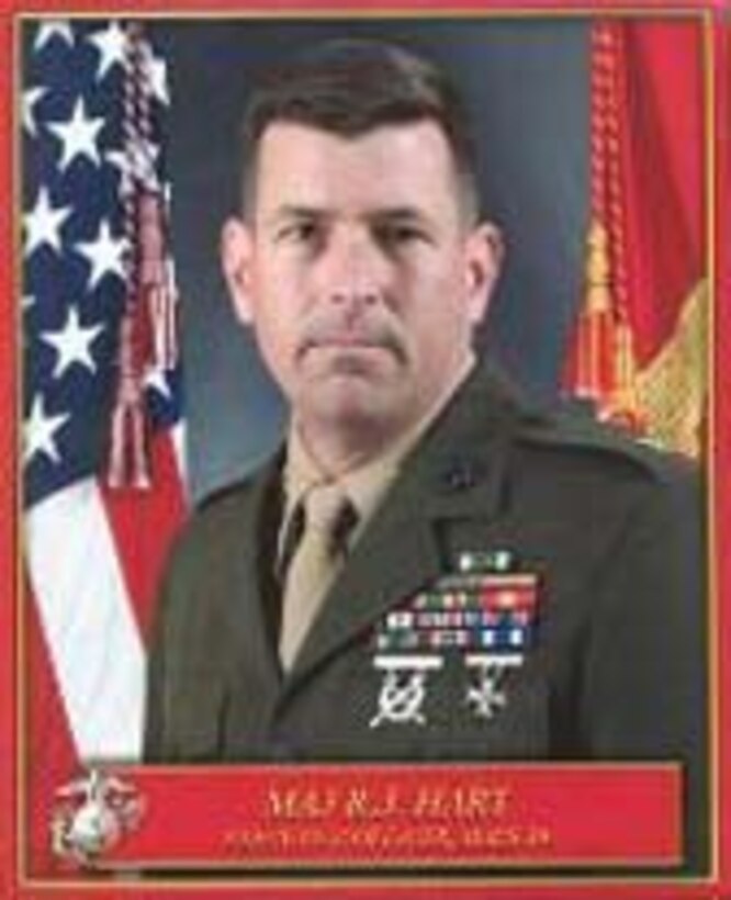 Major Hart Executive Officer Marine Aviation Logistics Squadron 39