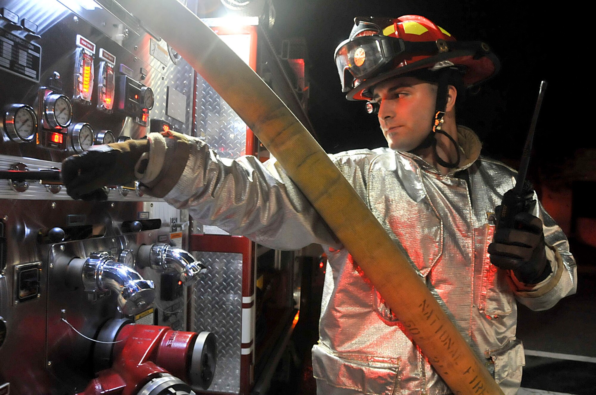 Fighting fires during the inspection > Kadena Air Base > News