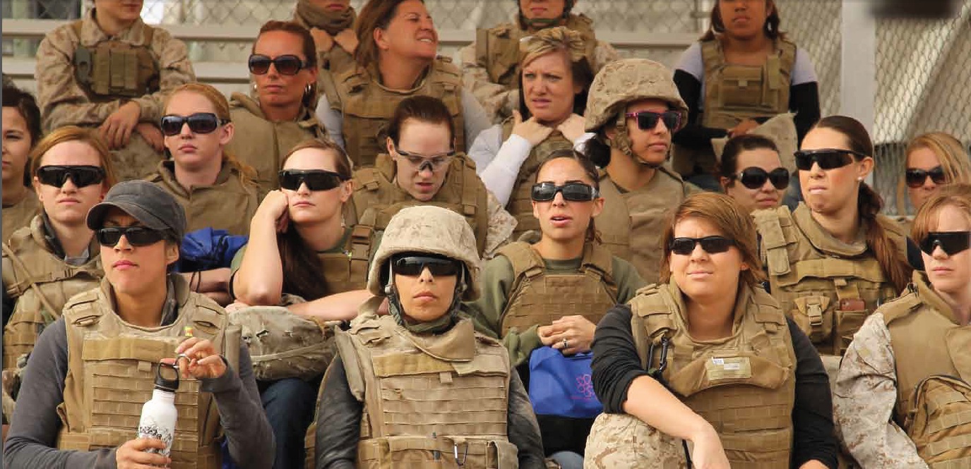 CLB-7 spouses step into husbands' boots for a day