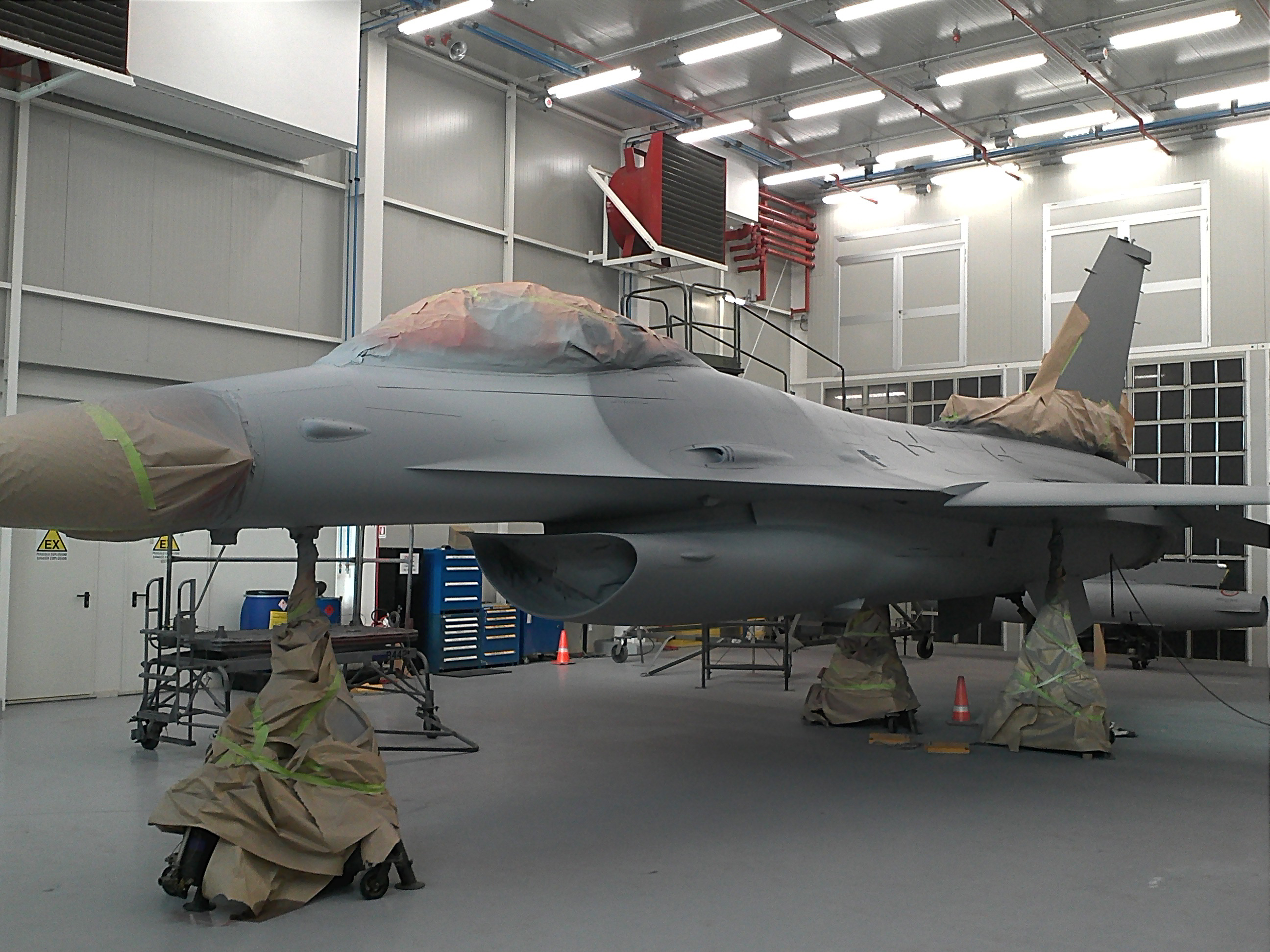 Aviano unveils first locally painted F-16 > Air Force > Article Display