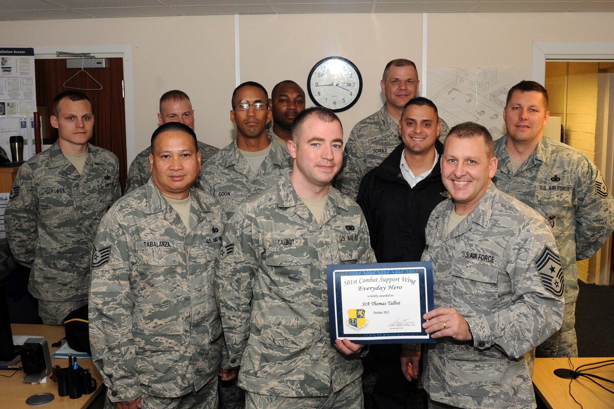 501st CSW Everyday Hero > 501st Combat Support Wing > Article Display