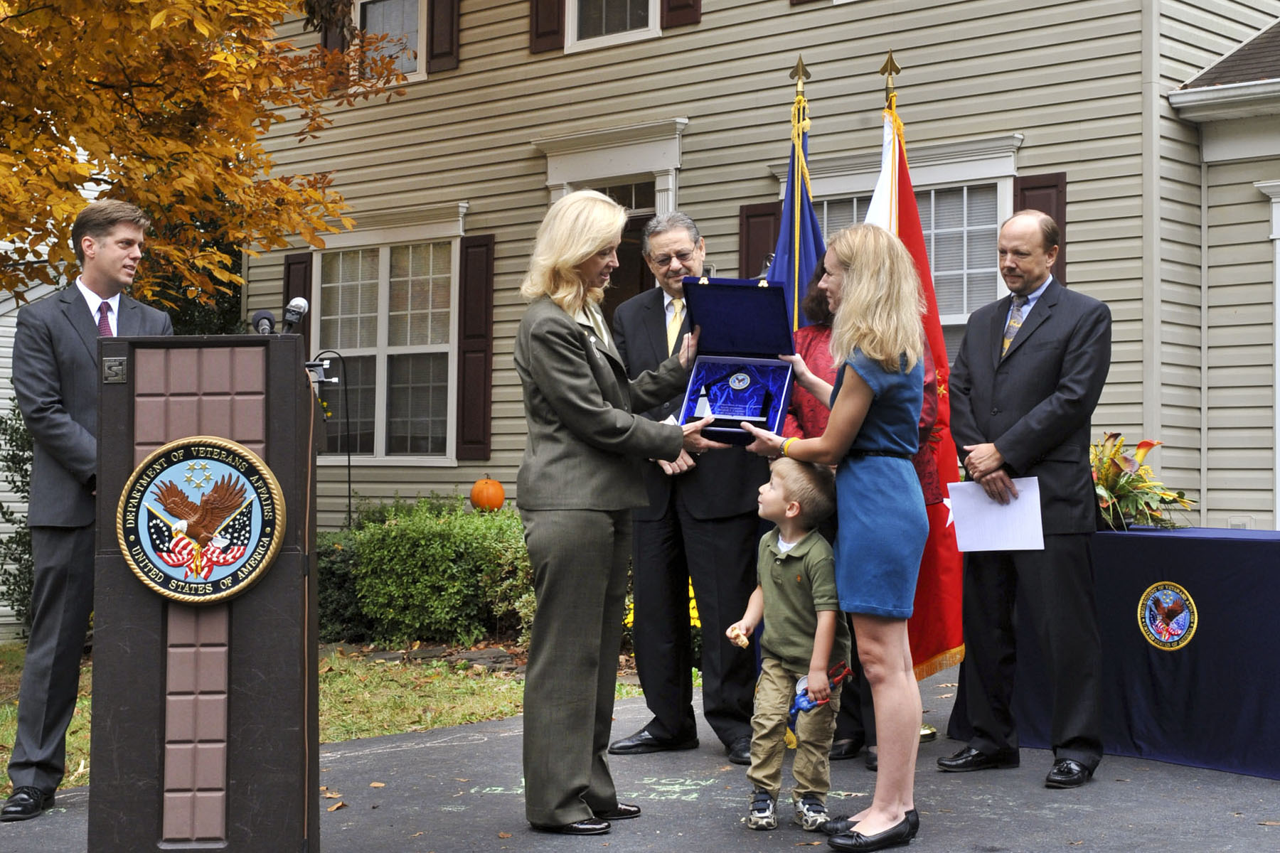 Allison A. Hickey, Veterans Affairs undersecretary for benefits, awards ...