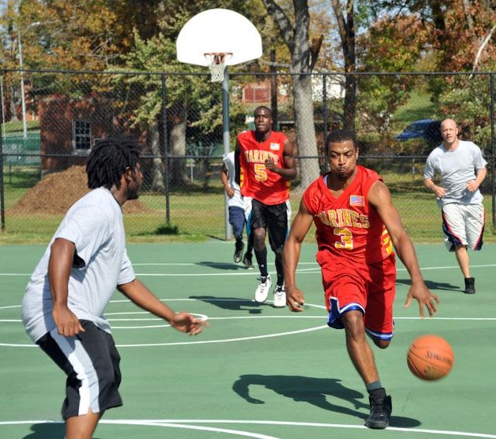 MCSC wins Town of Quantico basketball tournament > Marine Corps Systems ...
