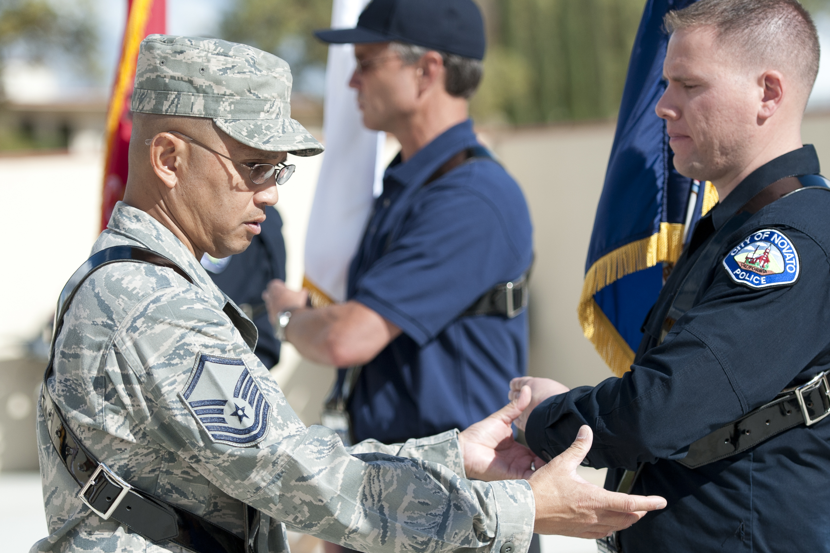 Travis Honor Guard Trains Northern California Agencies Travis Air