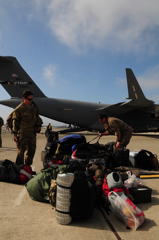 Guardsmen deploy for Hurricane Sandy