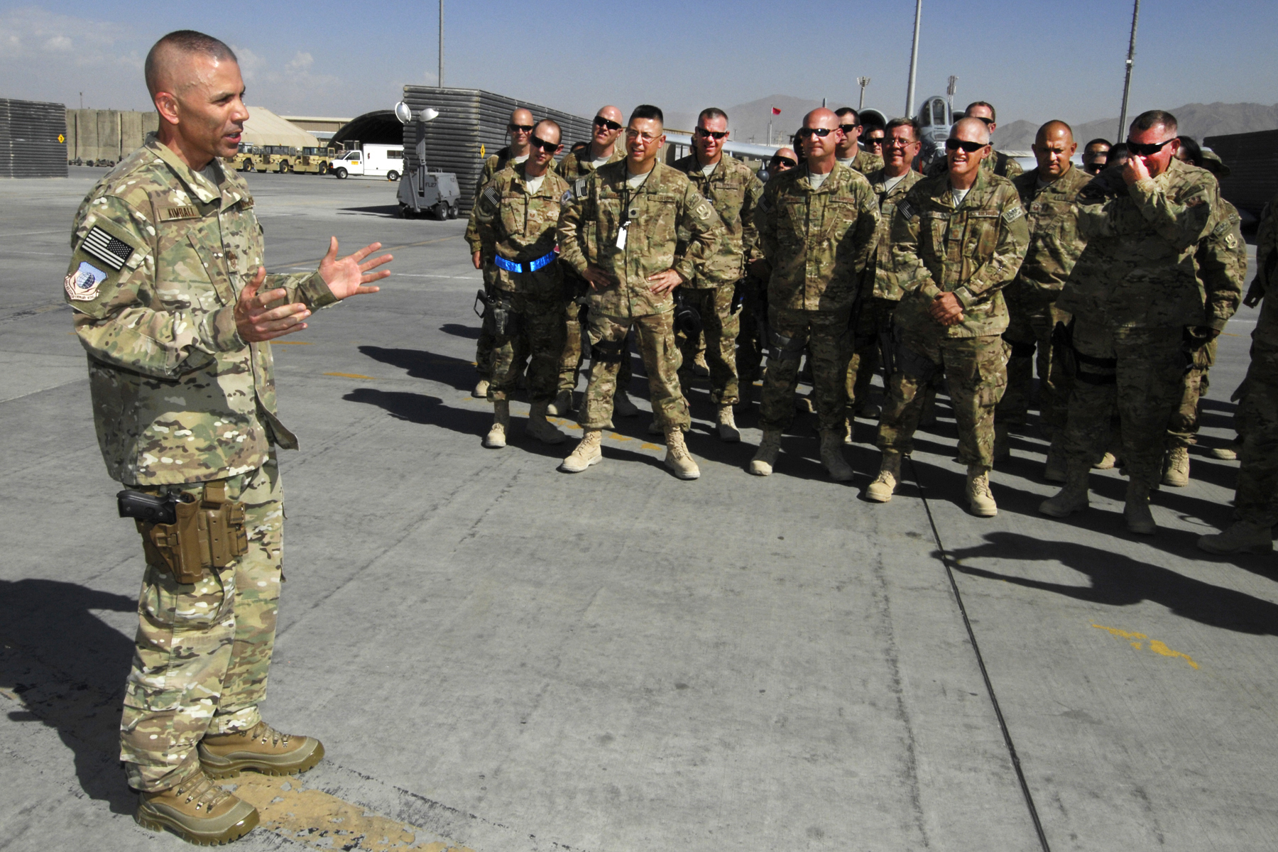 SMSgt is Promoted to Chief at Bagram > U.S. Air Forces Central > Display