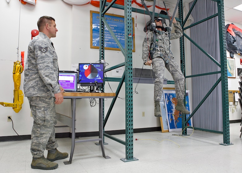Edwards aircrew take virtual jump into parachute training > Air Force ...