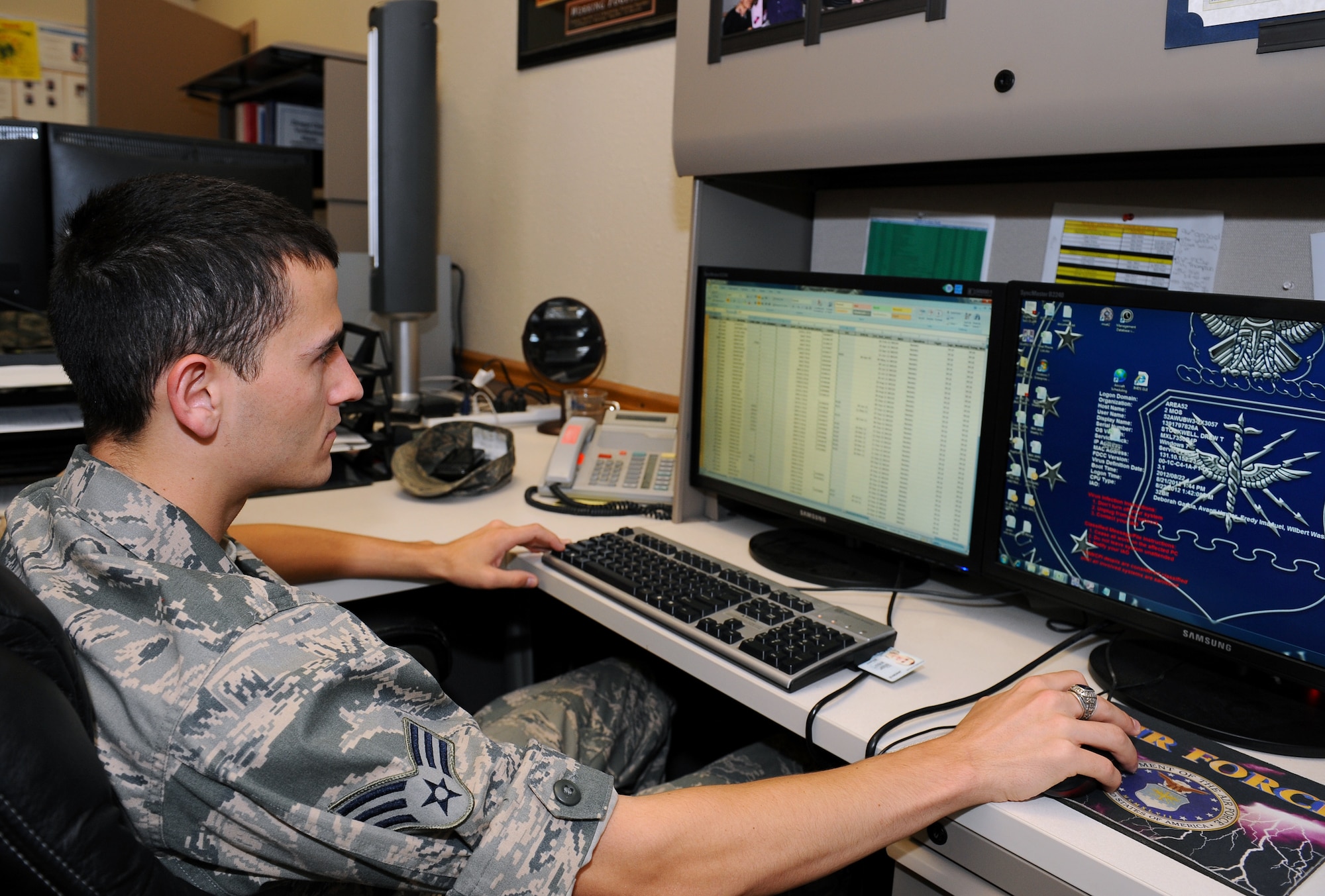 Scheduling maintenance > Barksdale Air Force Base > Display