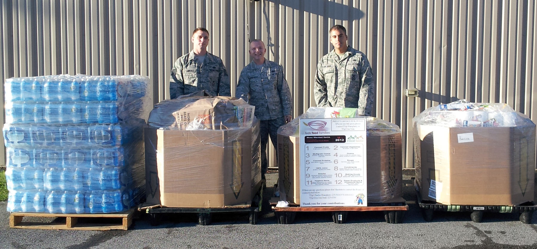 Food drive exceeds goal > Hanscom Air Force Base > Article Display