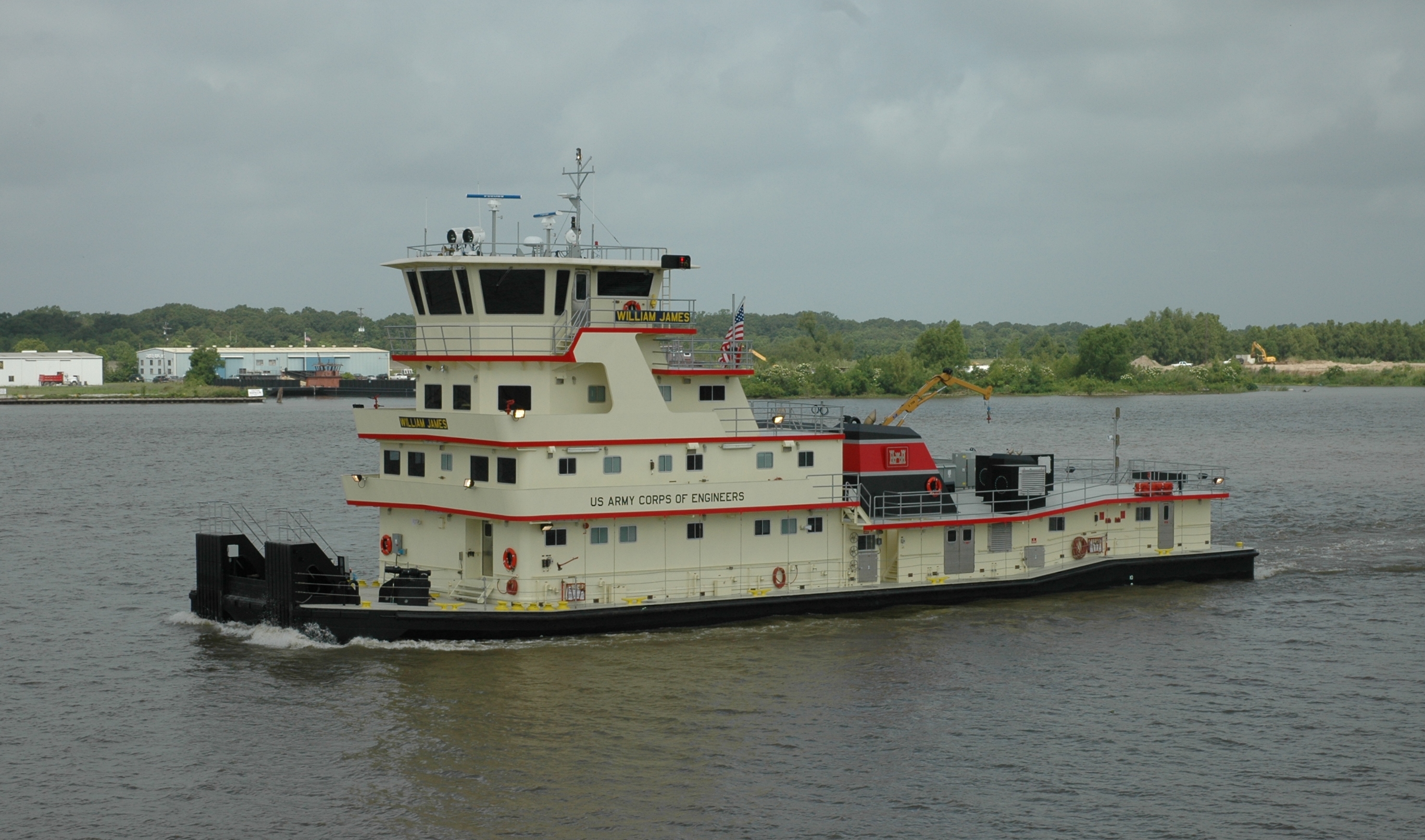 USACE M/V WILLIAM JAMES > Philadelphia District & Marine Design Center ...