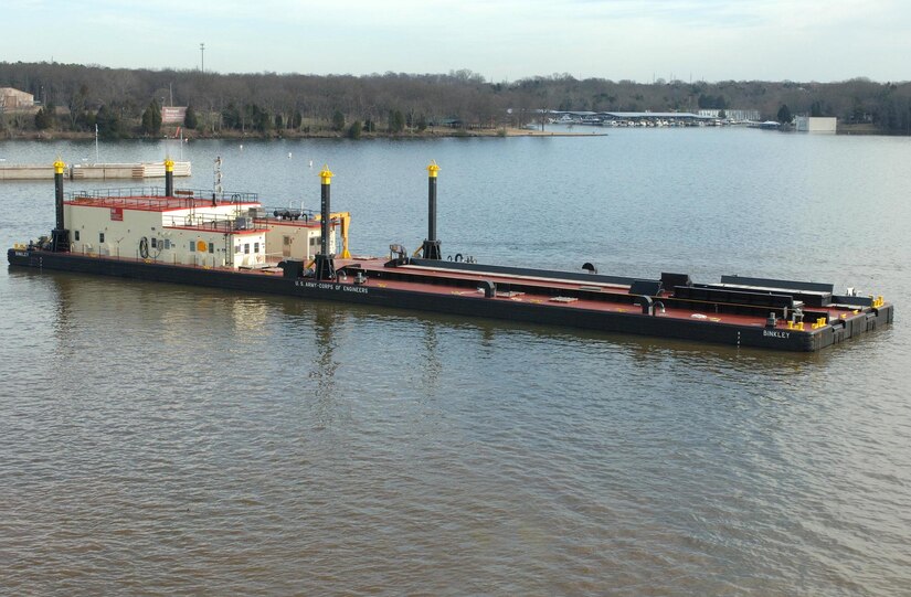 USACE CRANE BARGE BINKLEY > Philadelphia District & Marine Design ...