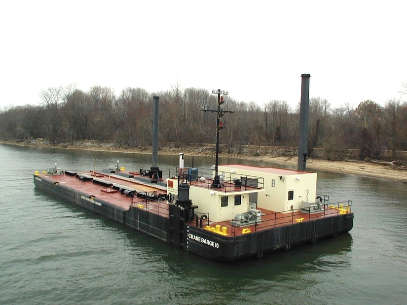 USACE CRANE BARGES DB-9 & DB-10 > Philadelphia District & Marine Design ...
