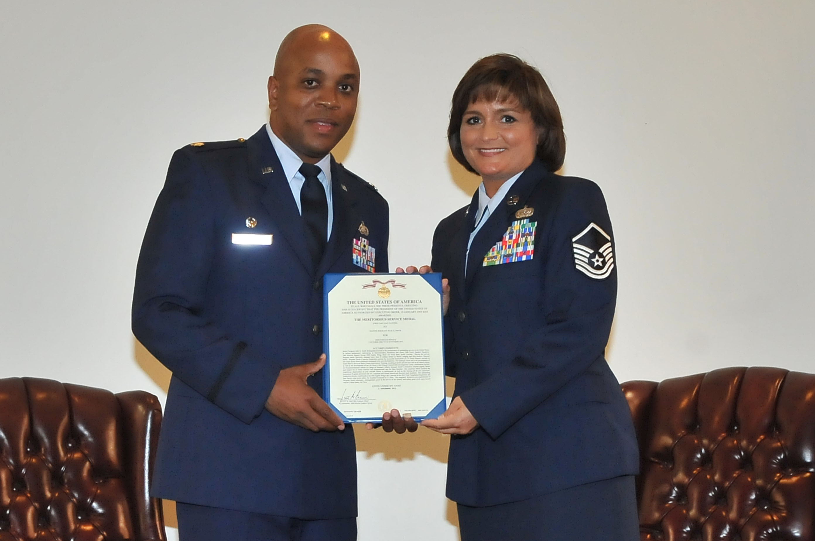 MSgt. Smith's Retirement