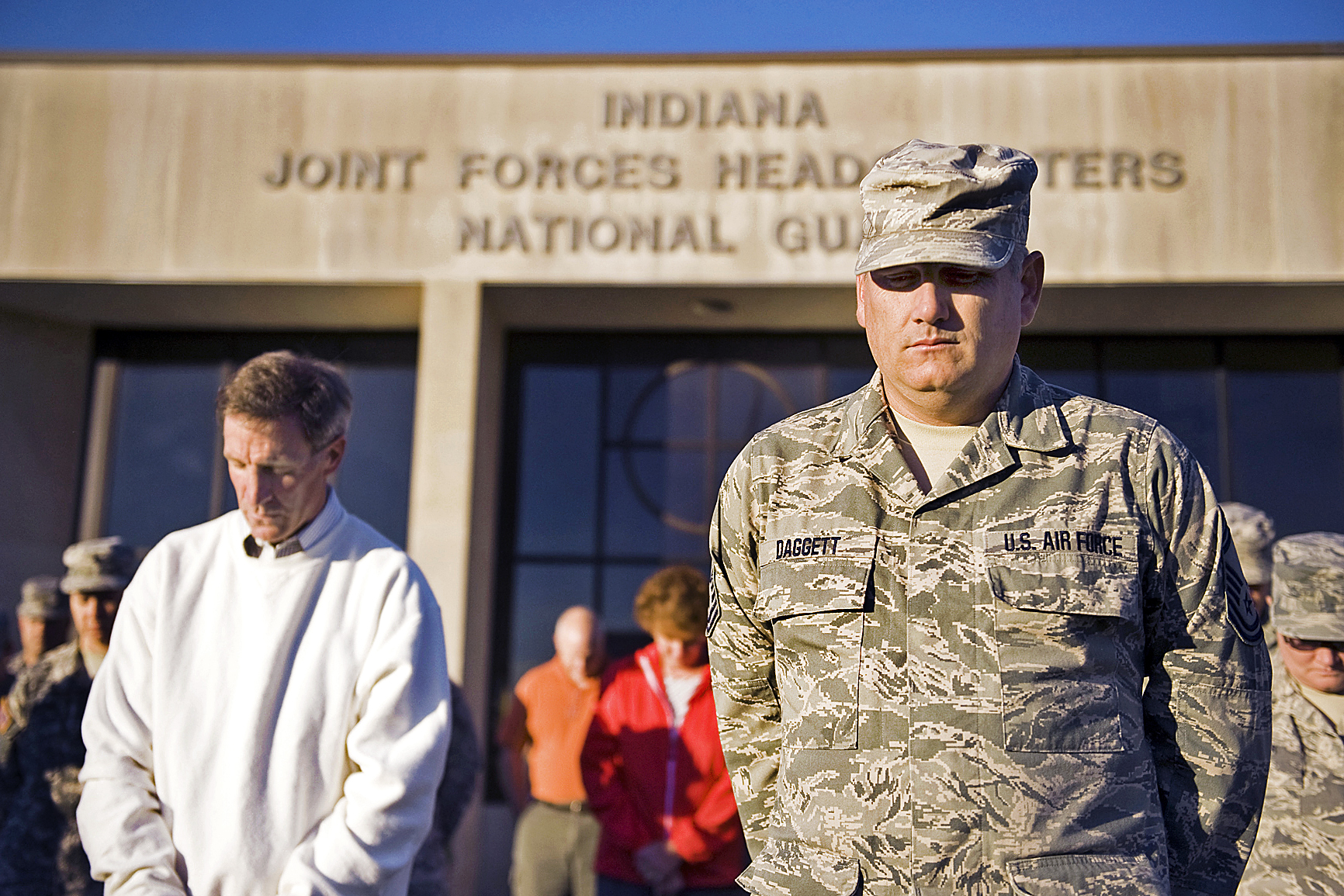 Indiana Air National Guardsman Senior Master Sgt. Michael Daggett joins ...