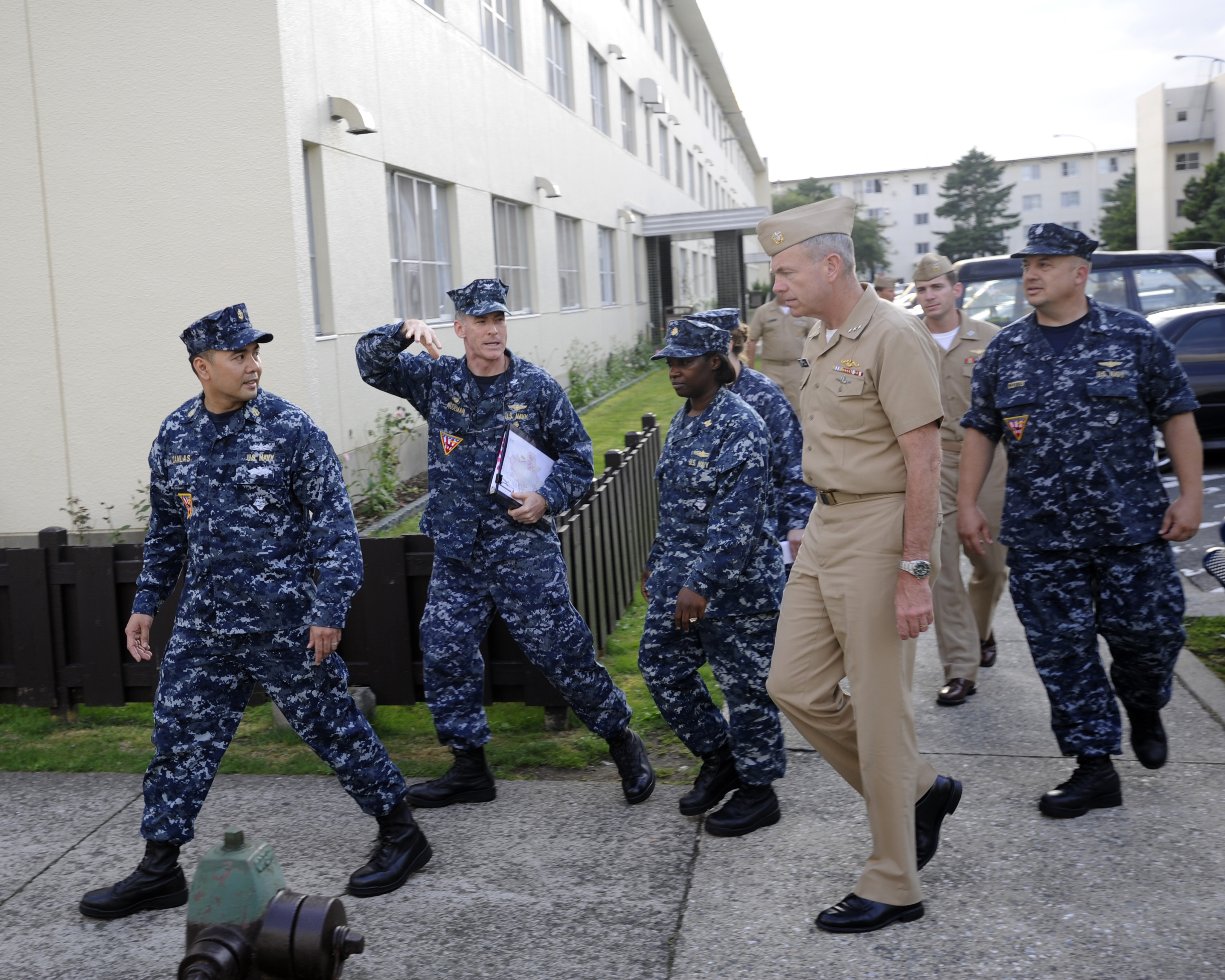 Commander Navy Installations Command Visits Naval Air Facility Misawa