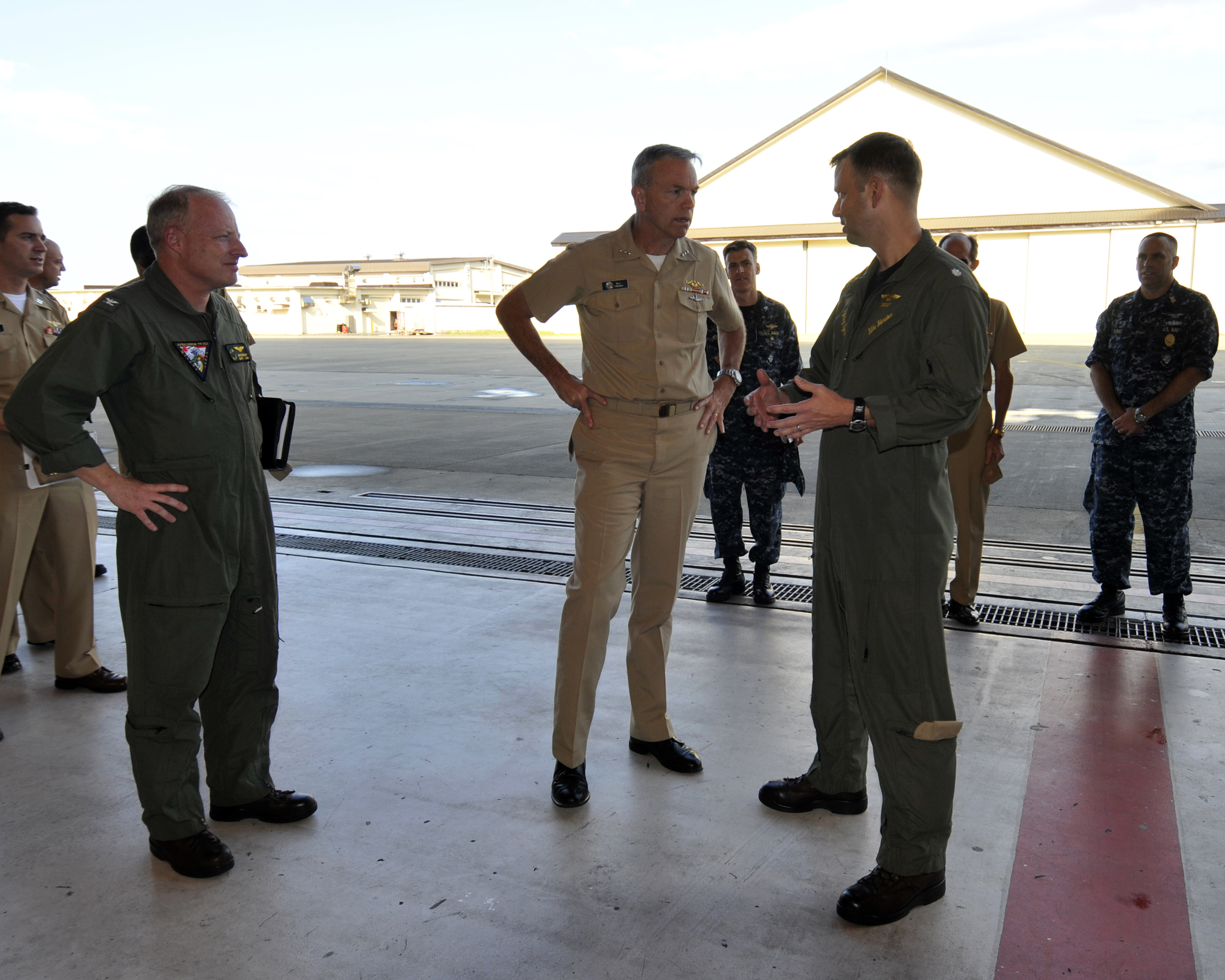 Commander Navy Installations Command Visits Naval Air Facility Misawa