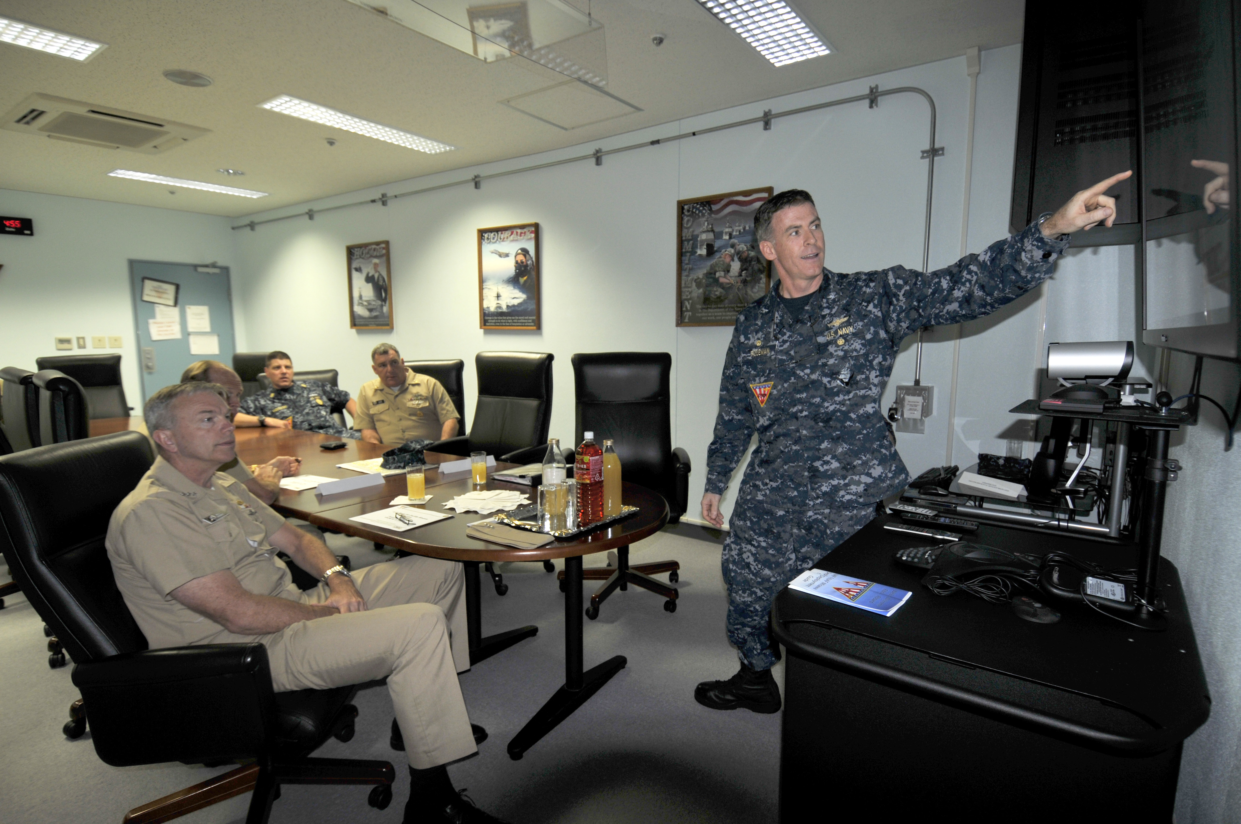 Commander Navy Installations Command Visits Naval Air Facility Misawa