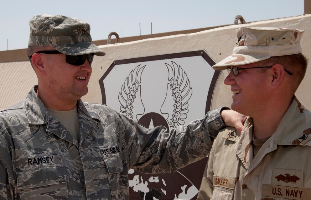 Through Airmen's Eyes: Father, son reconnect after a year apart ...