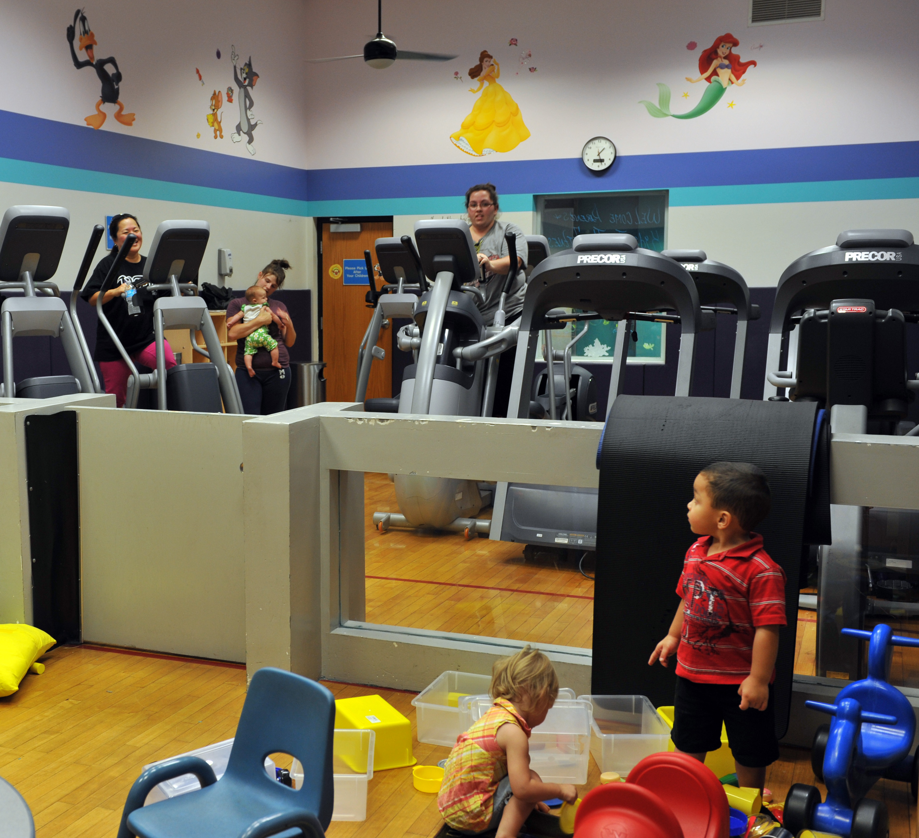 Fitness Center upgrades parent-child workout room