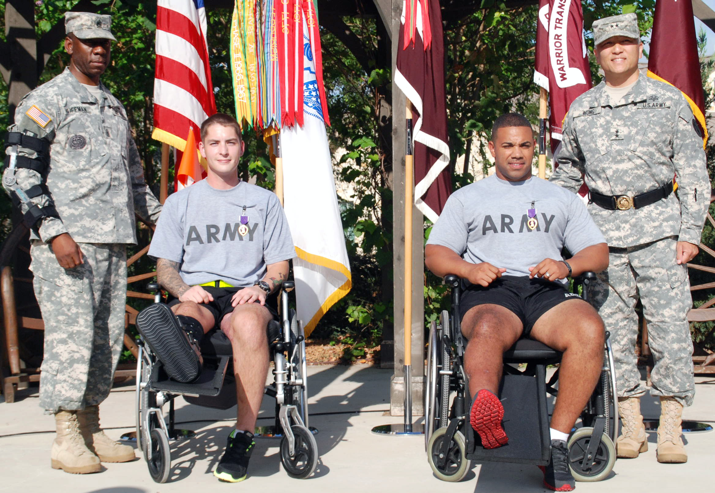 Purple Heart ceremony honors wounded Soldiers from Afghanistan