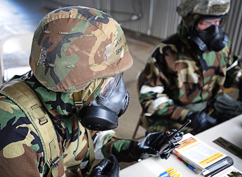 Airmen respond to alarm condition and MOPP level changes > 15th Wing ...