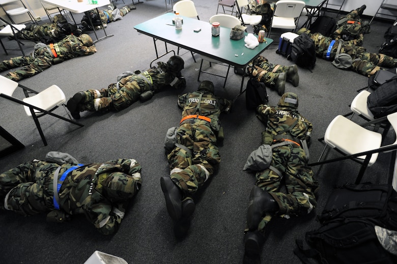 Airmen respond to alarm condition and MOPP level changes > 15th Wing ...